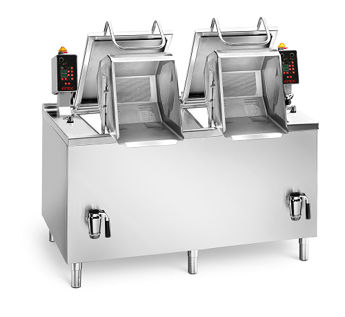 Commercial pasta cooker with auto lift - Making.com